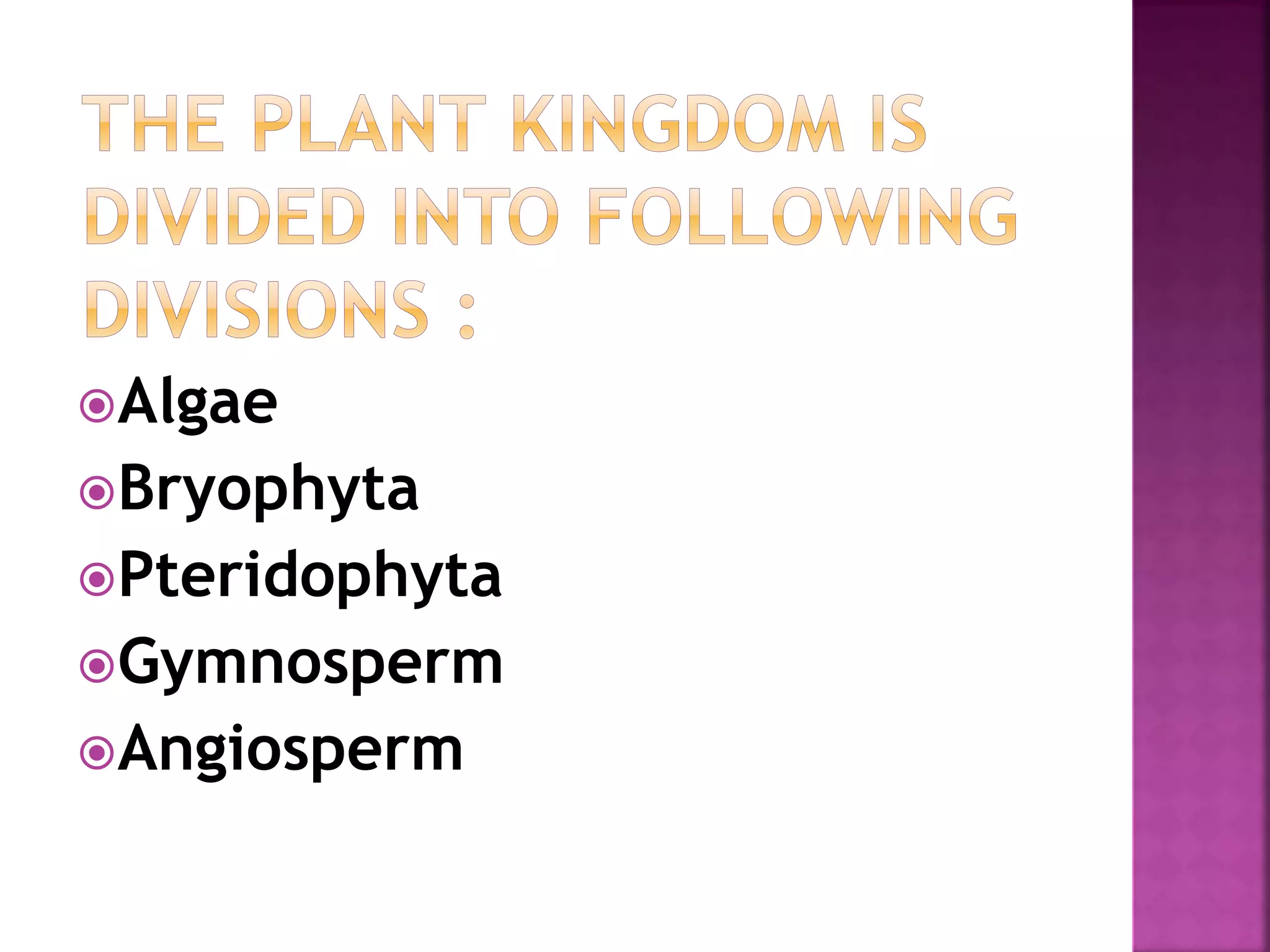 Plant kingdom class 11 | PPTX