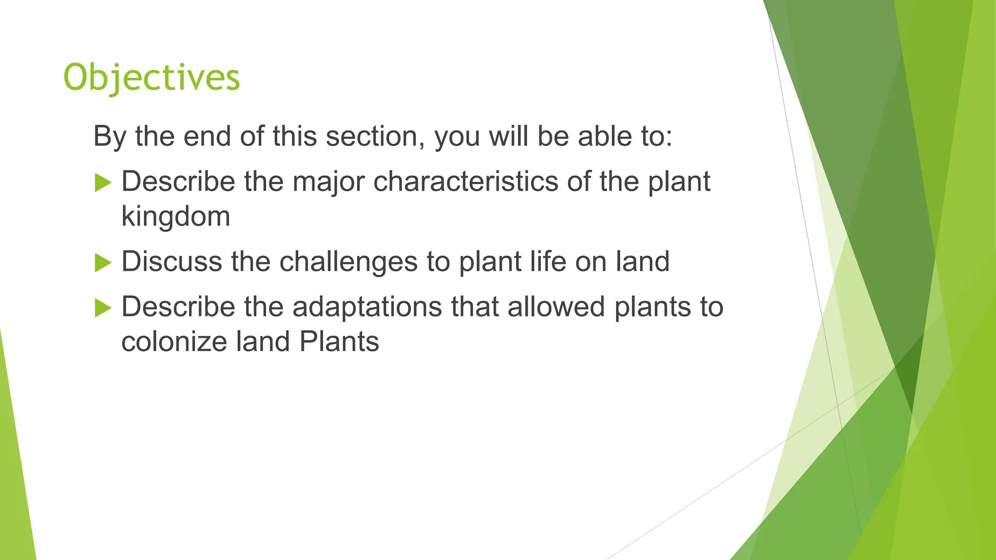 Plant Kingdom Biology Lessons and Botany | PPTX