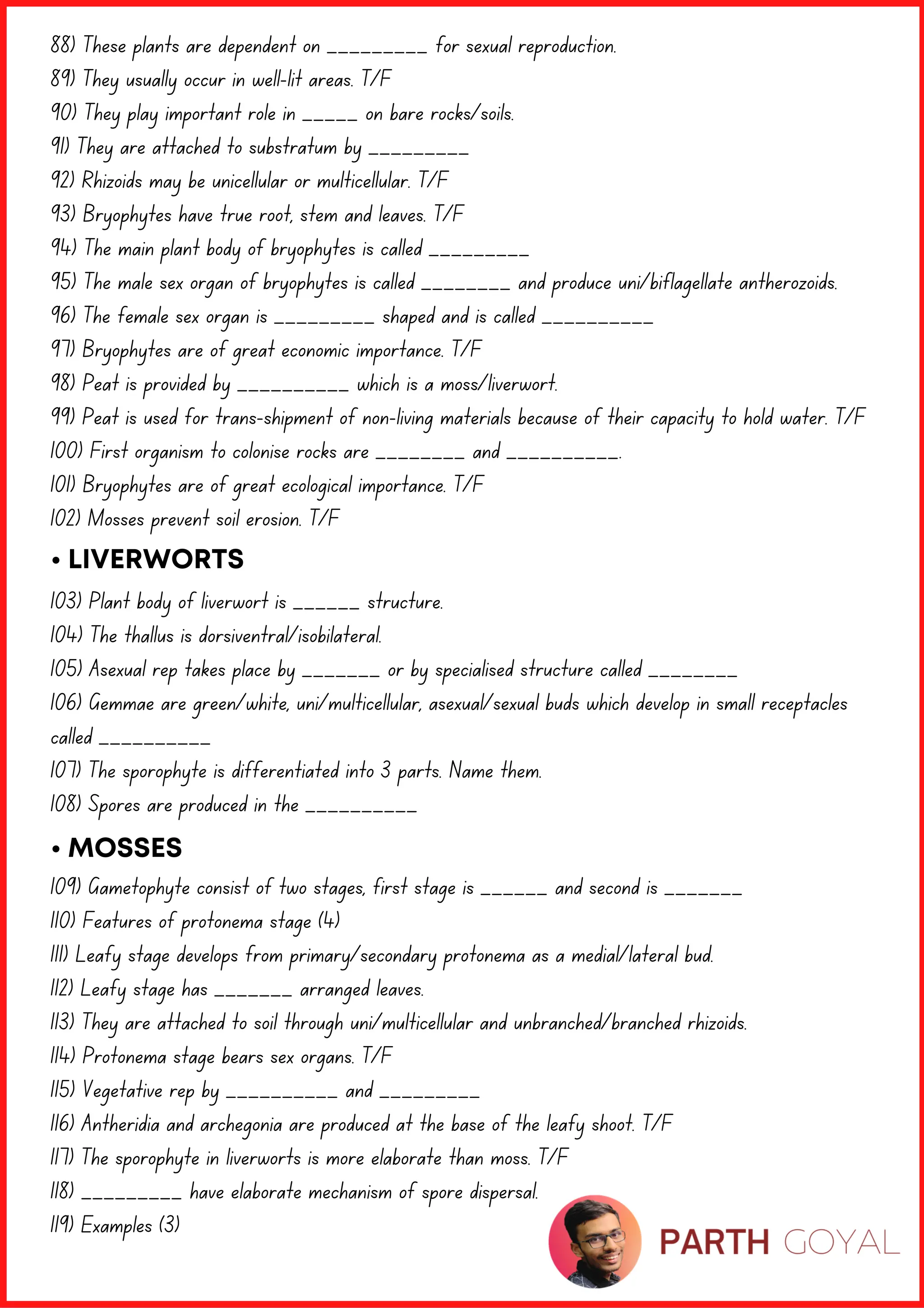 Plant Kingdom BioHack class 11 neet .... | PDF