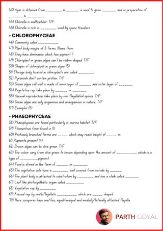 Plant Kingdom BioHack class 11 neet .... | PDF