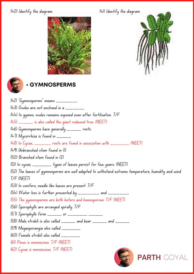 Plant Kingdom BioHack class 11 neet .... | PDF | Biological Sciences ...