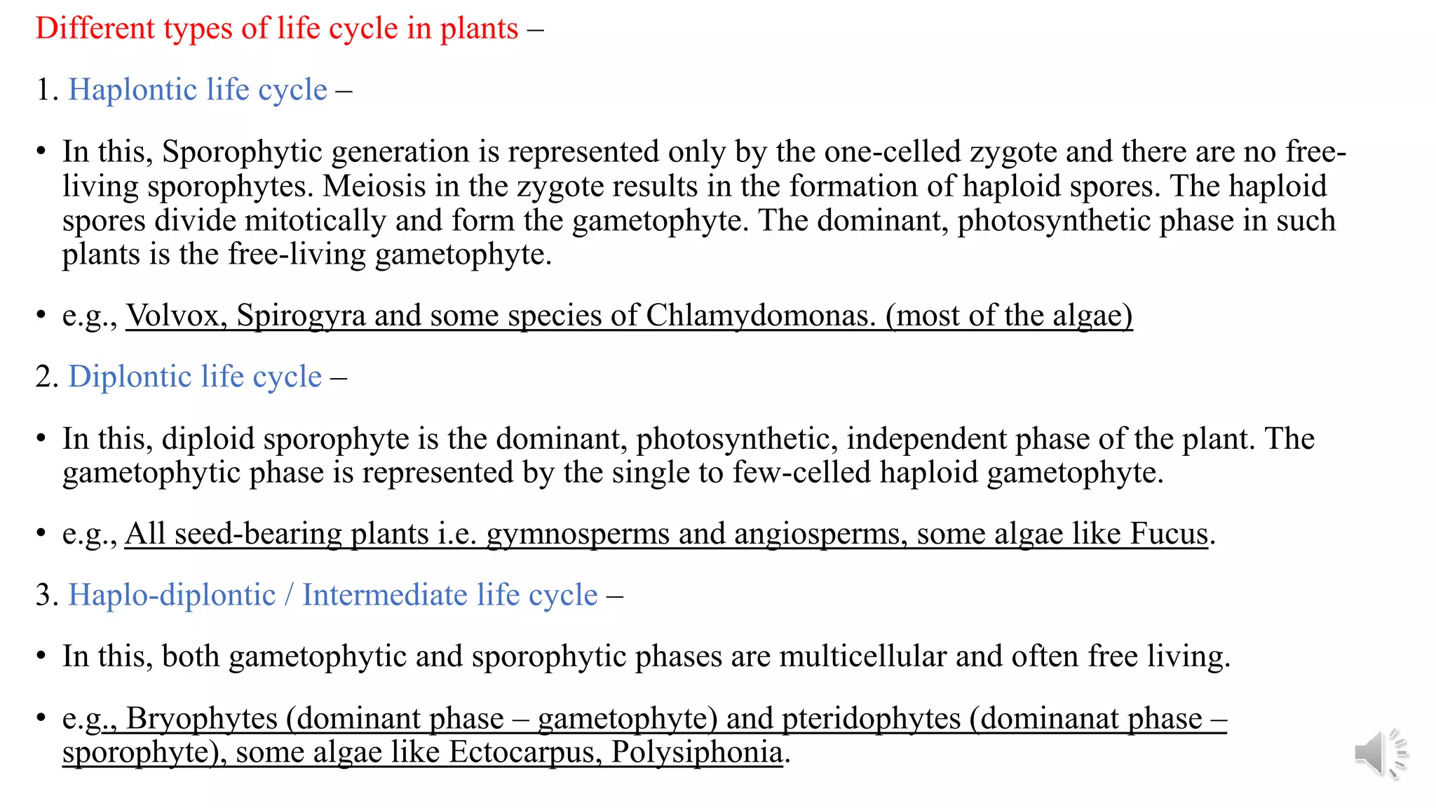 Plant kingdom (11th Biology) for complete 11th and 12th notes 1999 and ...