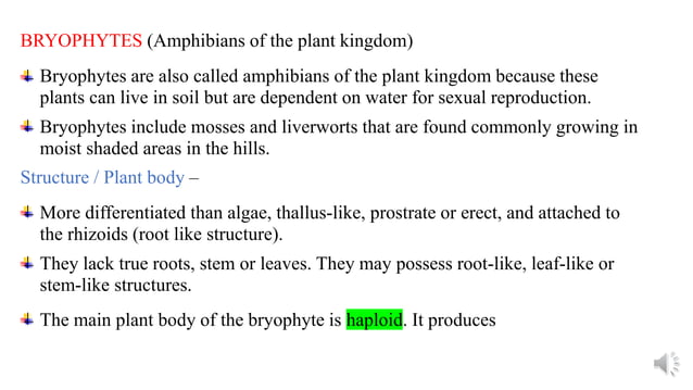Plant kingdom (11th Biology) for complete 11th and 12th notes 1999 and ...