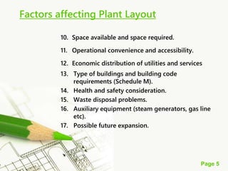 Plant layout | PPTX