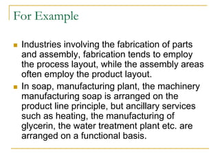 Plant layout Production Management | PPT | Manufacturing Industry ...