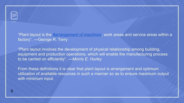 Plant layout,Factors influencing plant layout,Types and principles of ...