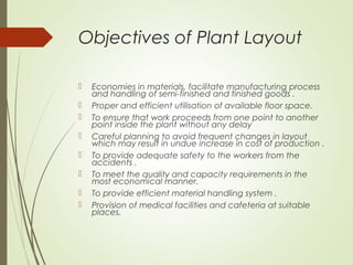 Plant Layout | PPT