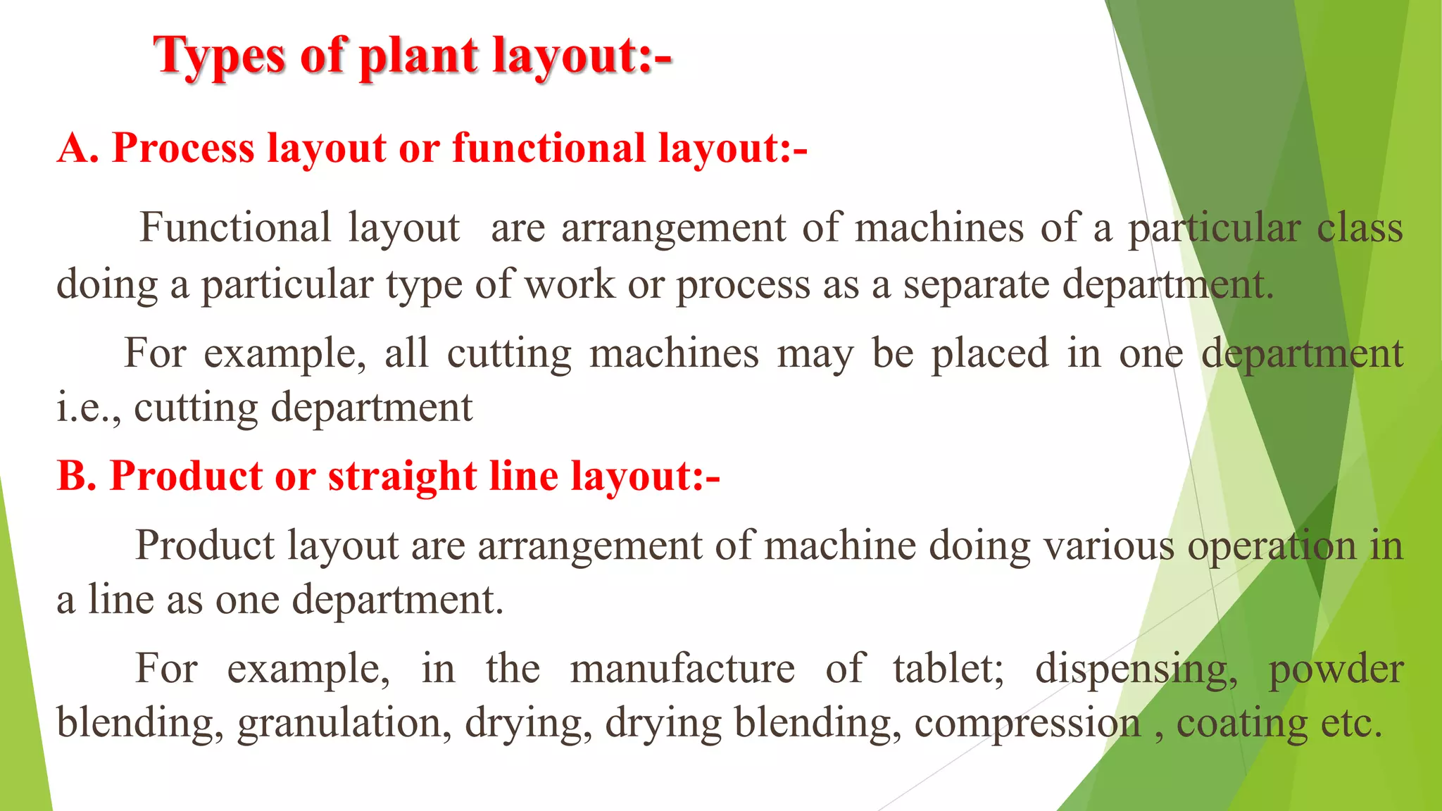 Plant layout | PPTX