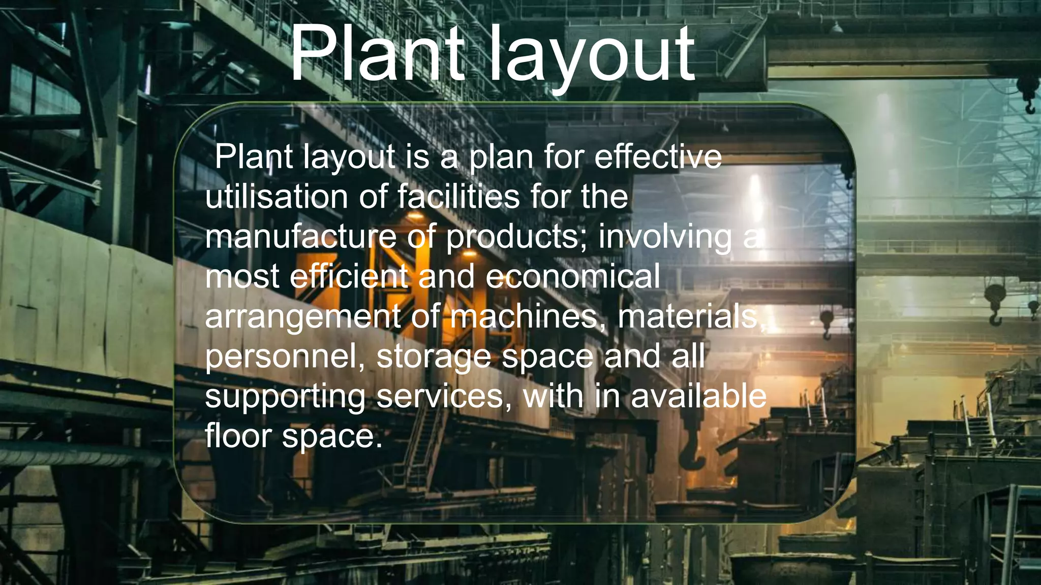Plant layout | PPSX