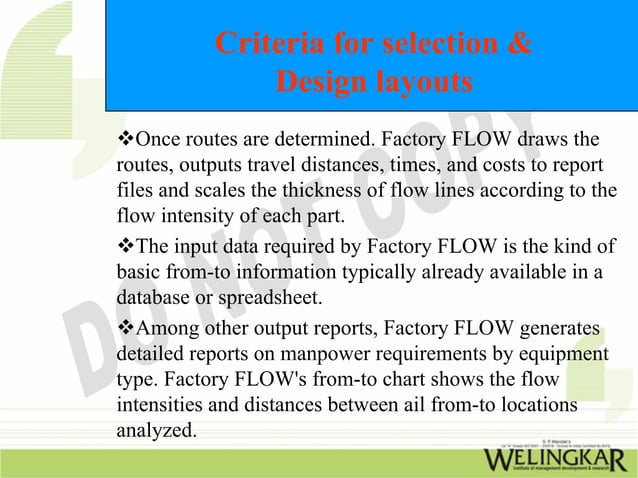 Plant layout in production and Material Management | PPT