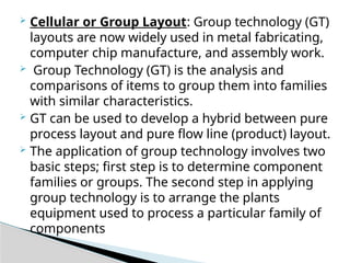 PLANT LAYOUT.pptx about plant layout that what is plant layout | PPT