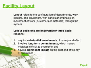 plant layout and its various features to select | PPTX