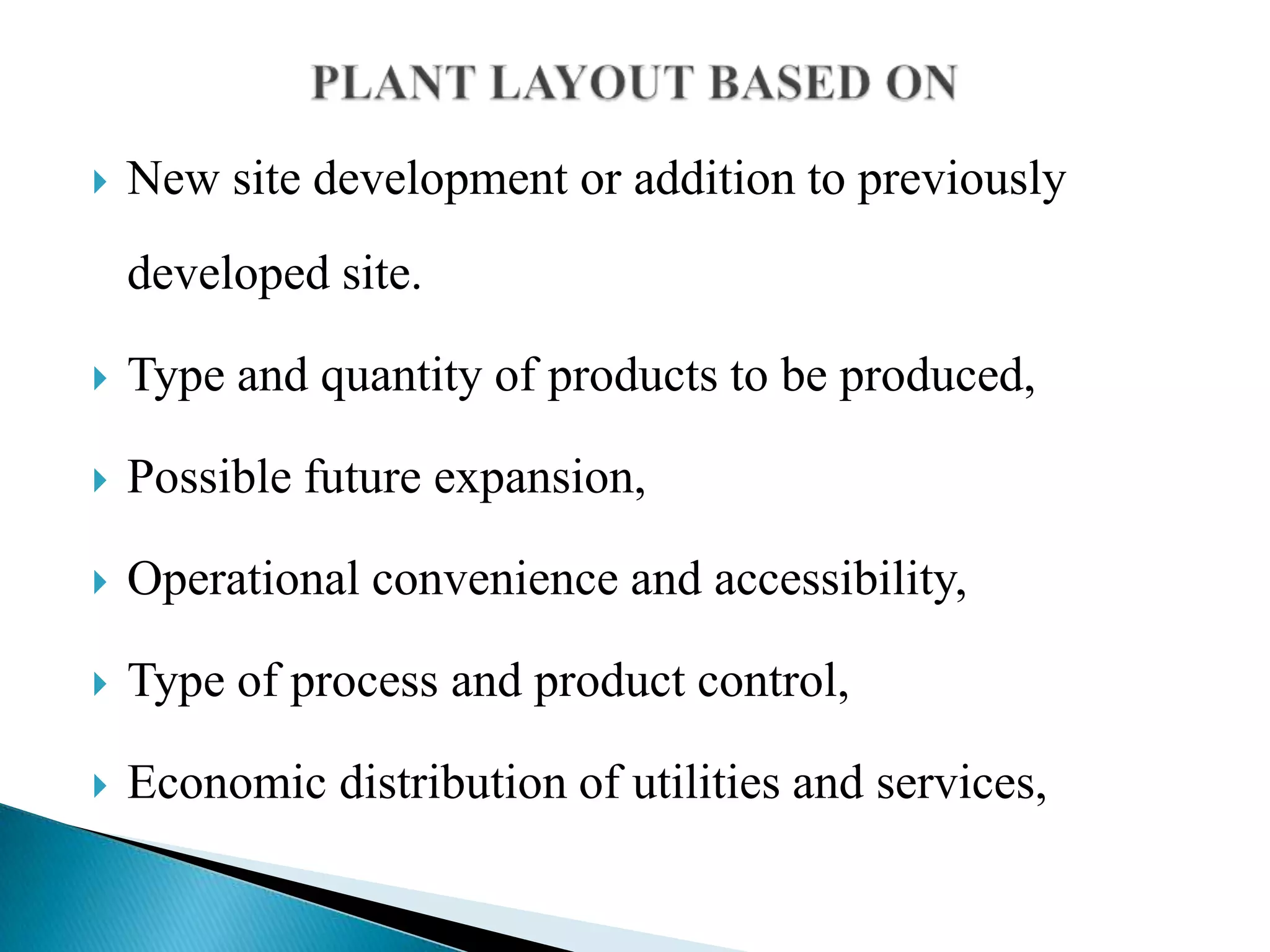 Plant layout design for safety aspect | PPTX