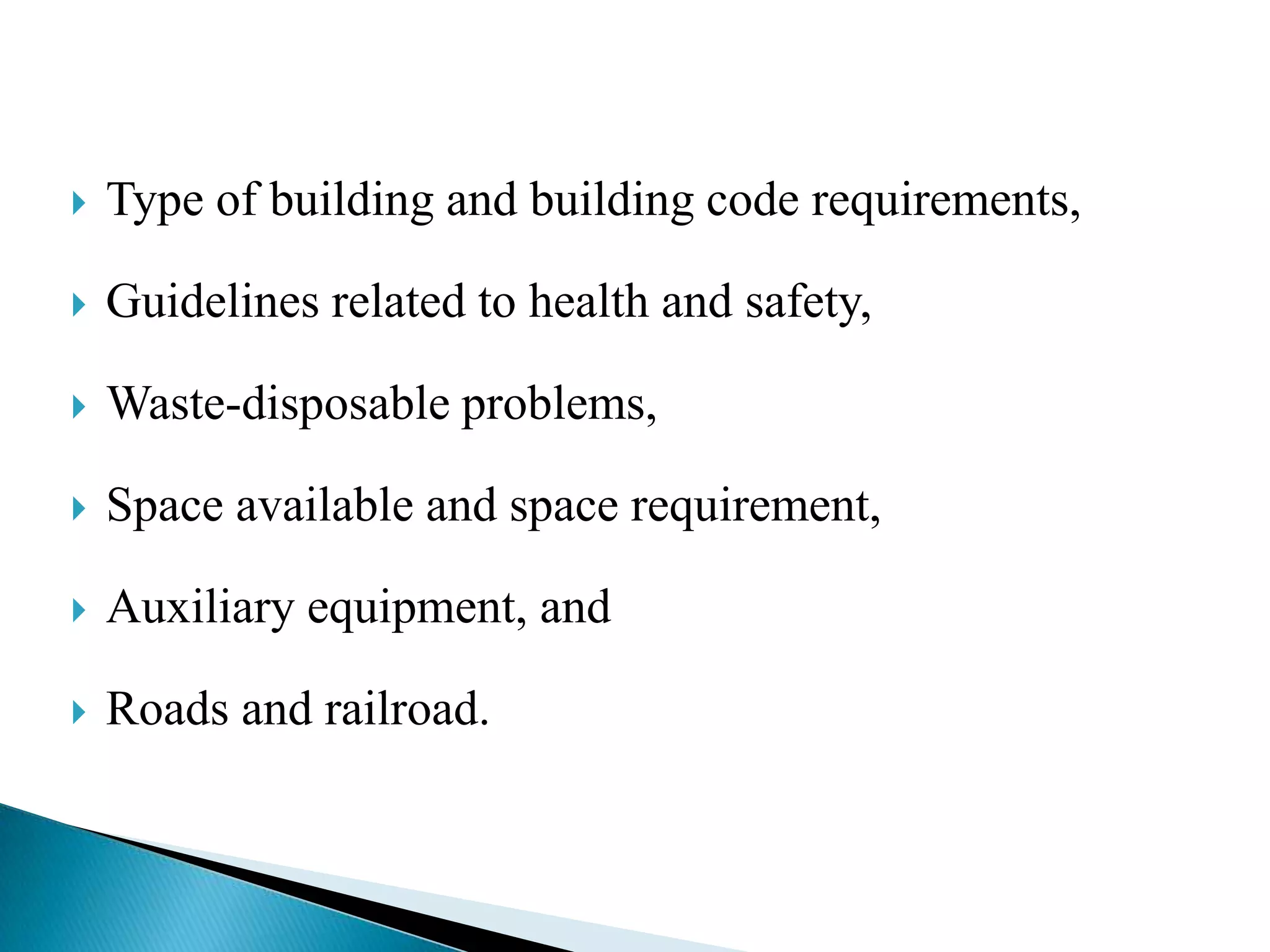 Plant layout design for safety aspect | PPTX
