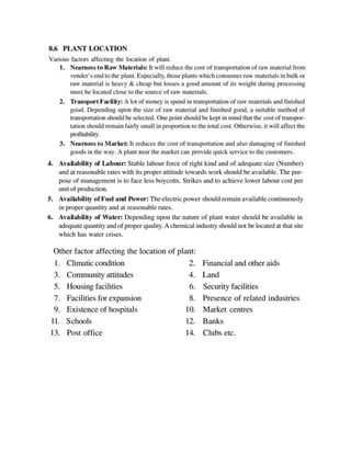 Plant Layout,Important Considerations.docx