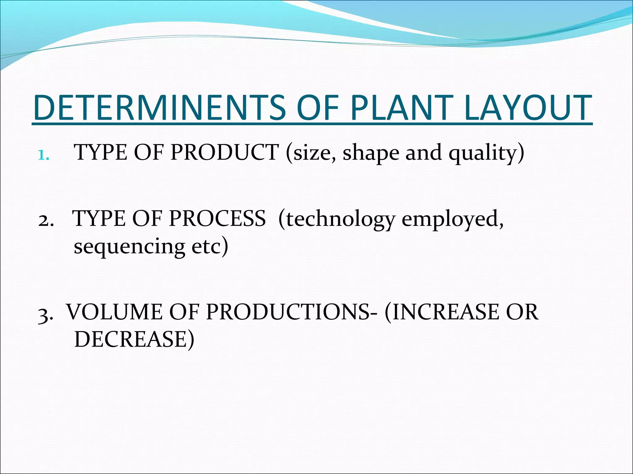 Plant layout ppt by me | PPT
