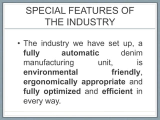 Plant layout of denim jeans manufacturing unit | PPT | Free Download