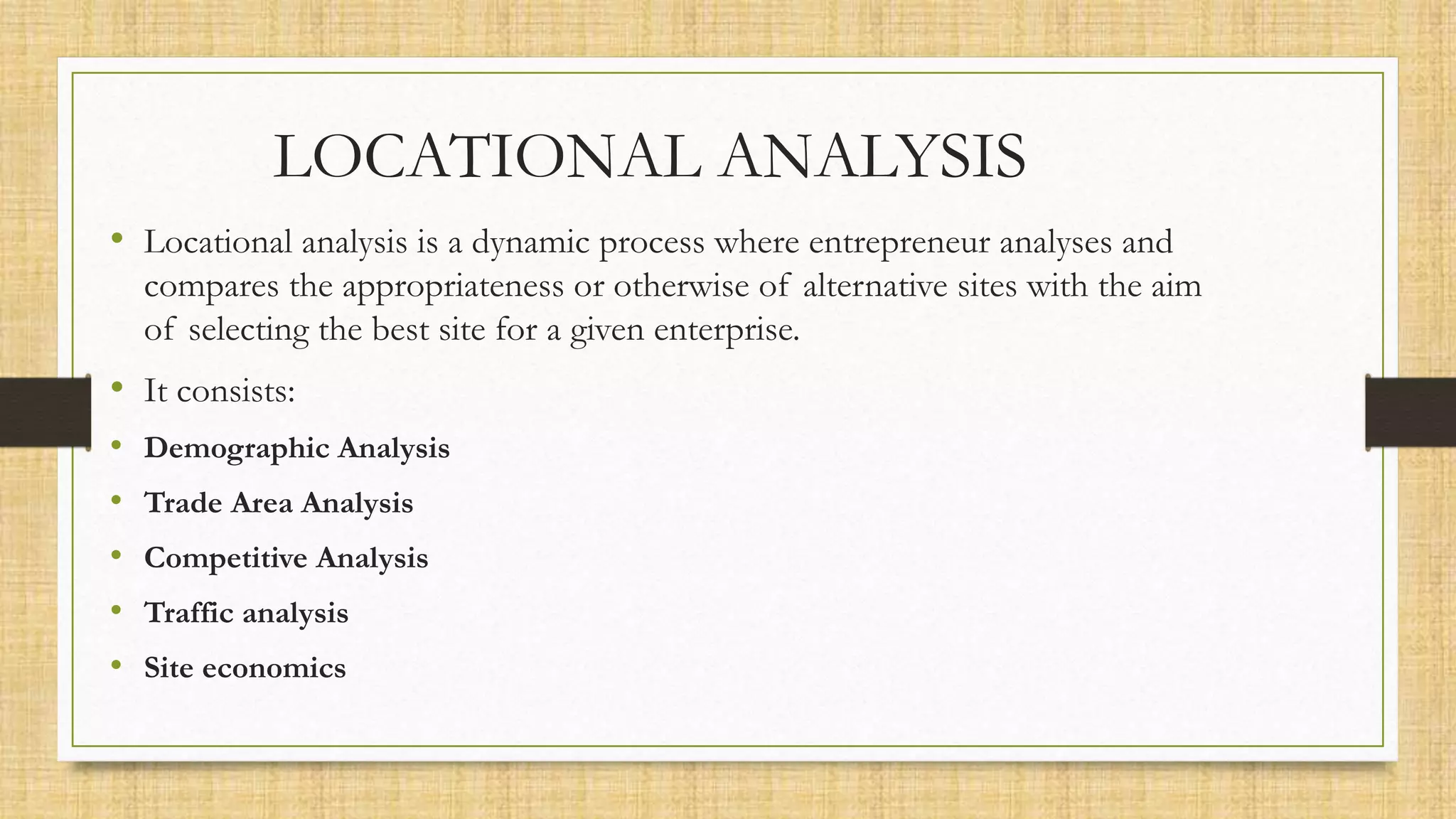 Plant location | PPTX