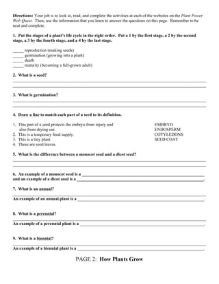 Plant life observation_journal | PDF