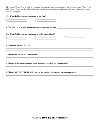 Plant life observation_journal | PDF