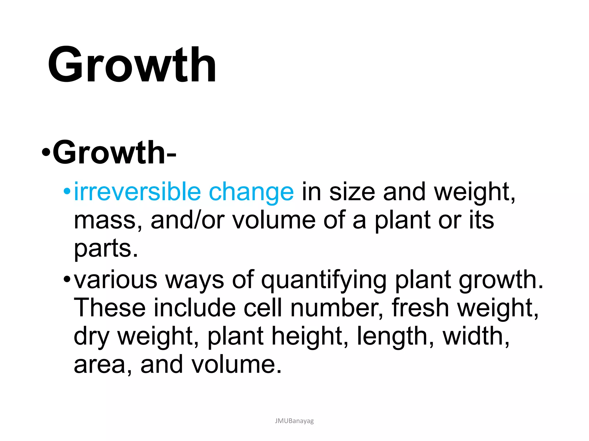 Plant Life Processes | PDF