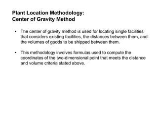 Plant location | PPT