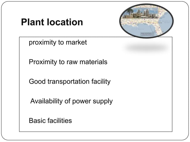 Plant location | PPTX