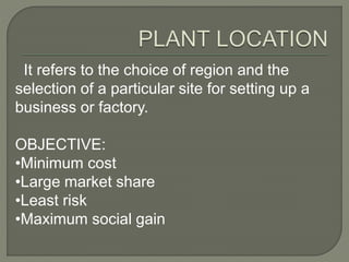 fruit and vegetable plant location,layout and sanitation | PPTX
