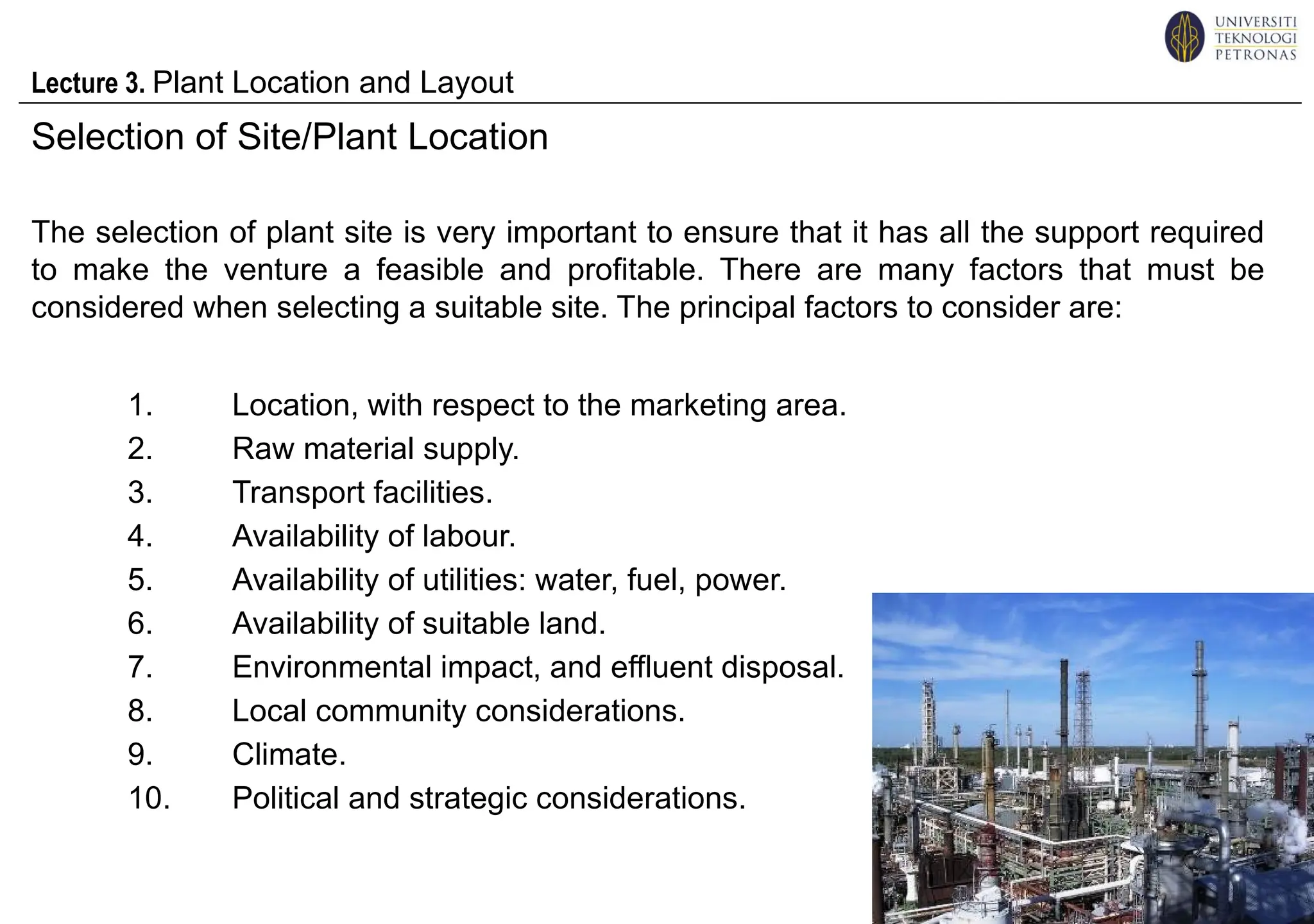 Plant Location Factors and Selection.pptx
