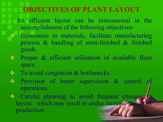 Plant location and lay out planning | PPTX
