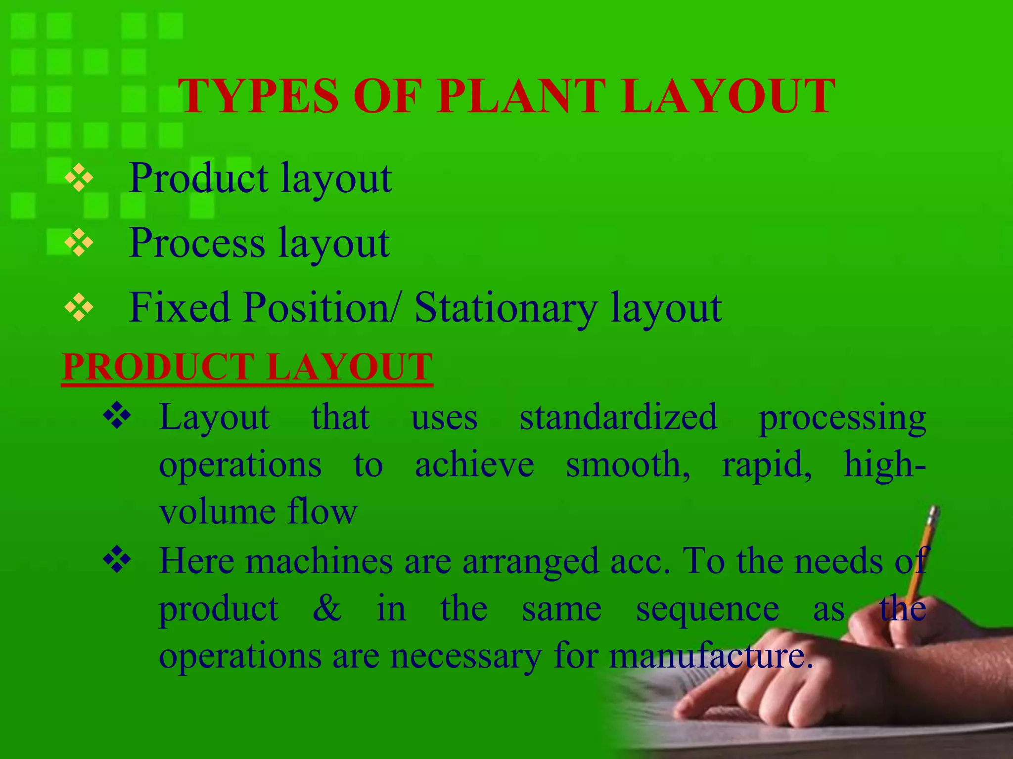 Plant location and lay out planning | PPT