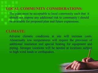 Plant location and lay out planning | PPT