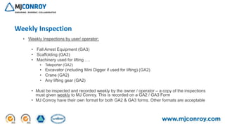 Plant & Machinery Training | PPTX