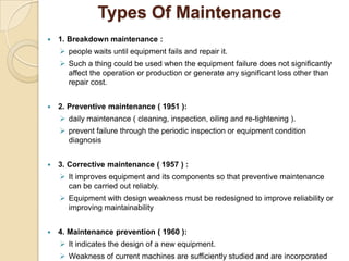 Plant maintenance | PPTX