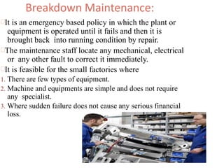 Plant maintenance | PPT
