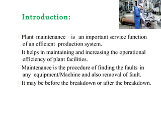 Plant maintenance | PPT