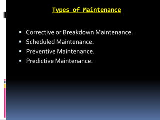 Plant maintenance basics | PPSX