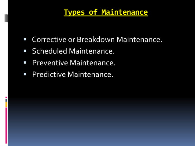 Plant maintenance basics | PPSX
