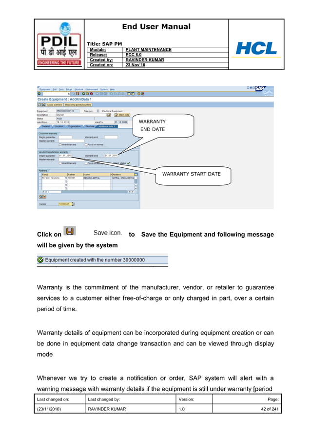 SAP Plant Maintenance Training Material | www.sapdocs.info