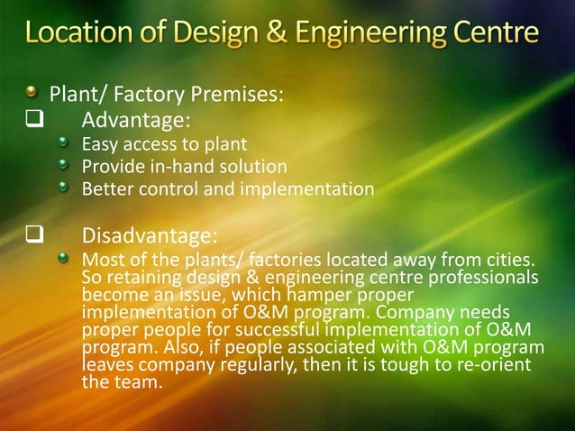 Plant & Maintenance Engineering | PPTX