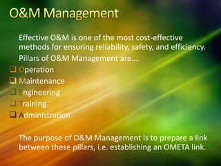 Plant & Maintenance Engineering | PPTX