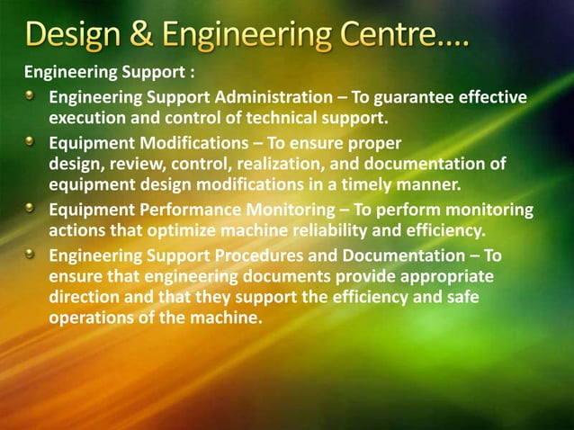 Plant & Maintenance Engineering | PPTX