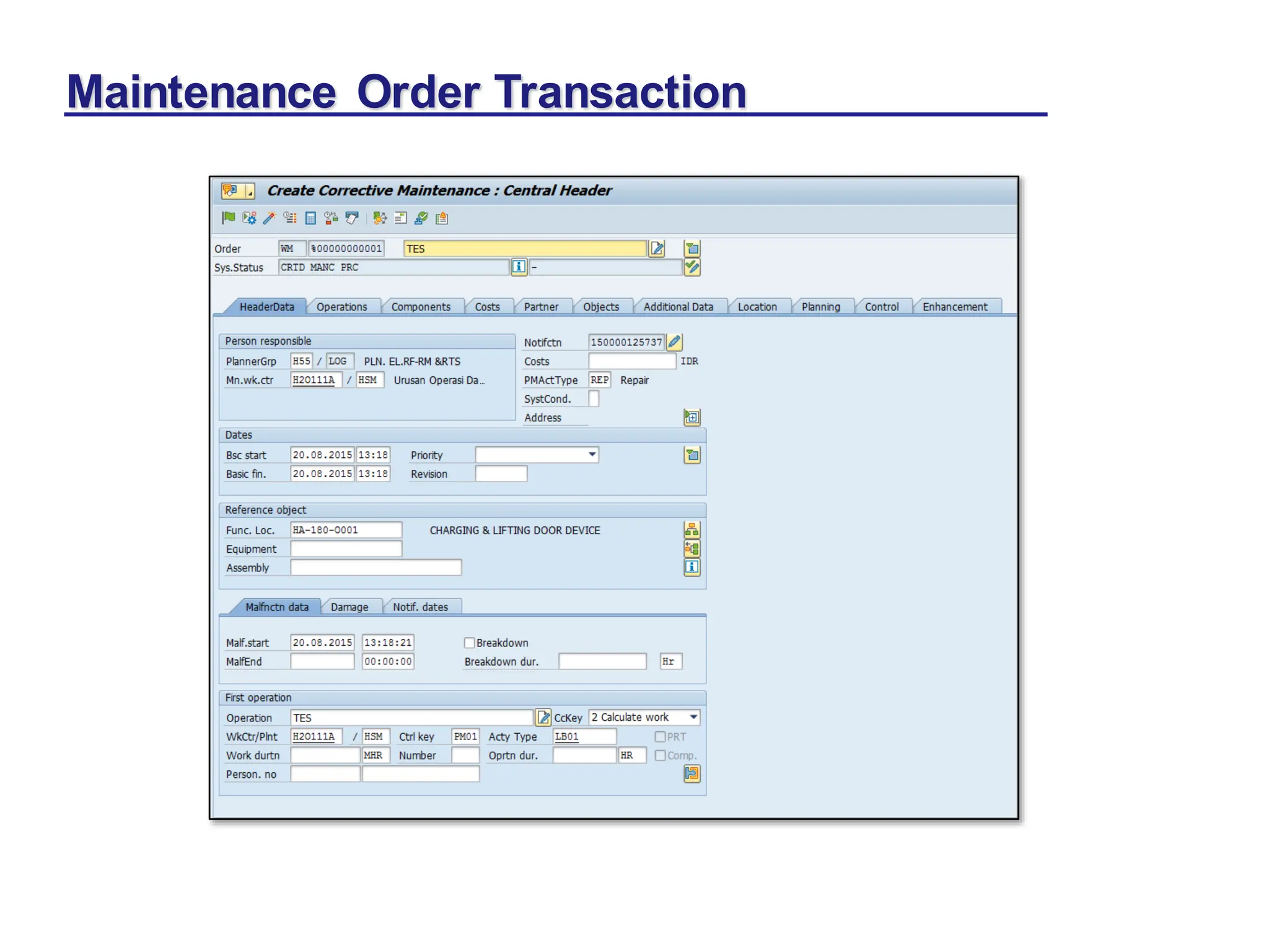SAP Plant Maintenance overview PM (ASM)) | PDF