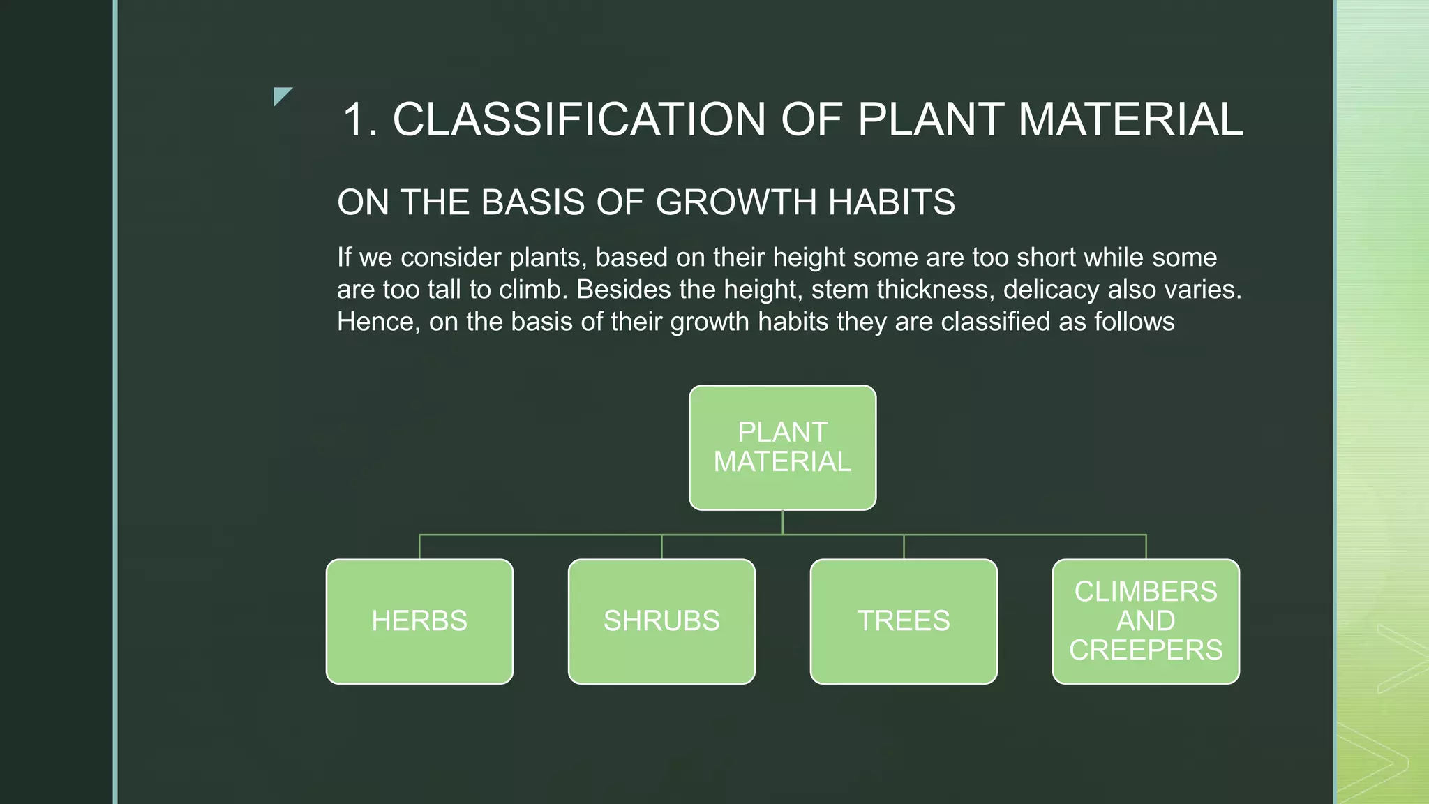 Plant material in landscape | PPTX