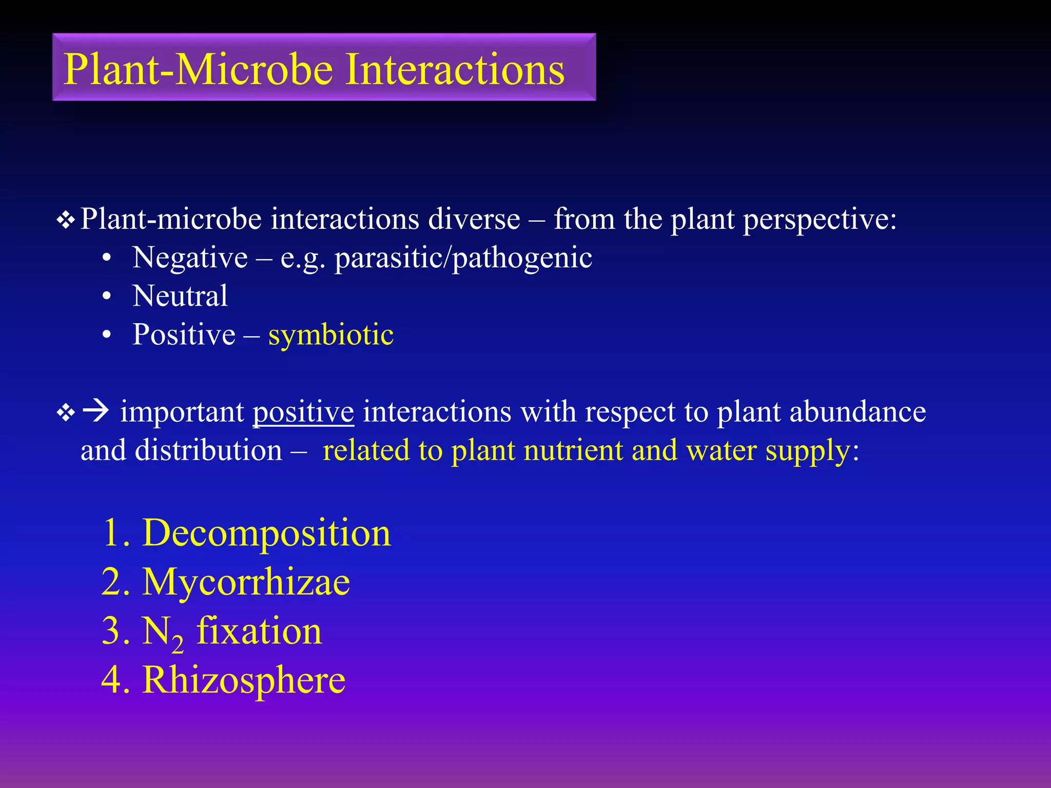 Plant microbe interaction by dr. ashwin cheke | PPTX