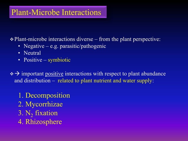Plant microbe interaction by dr. ashwin cheke | PPTX