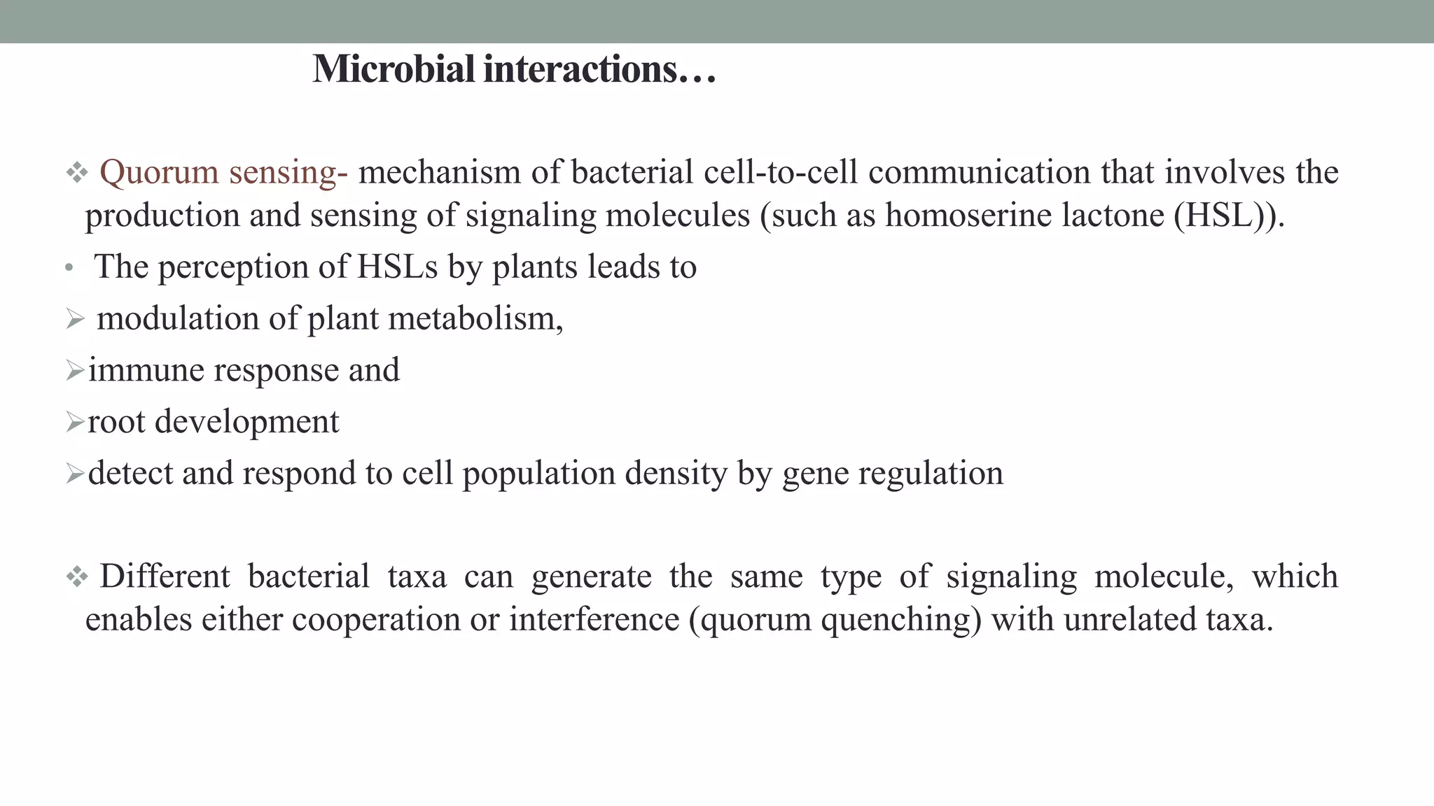 Plant microbe interaction review ppt | PPTX