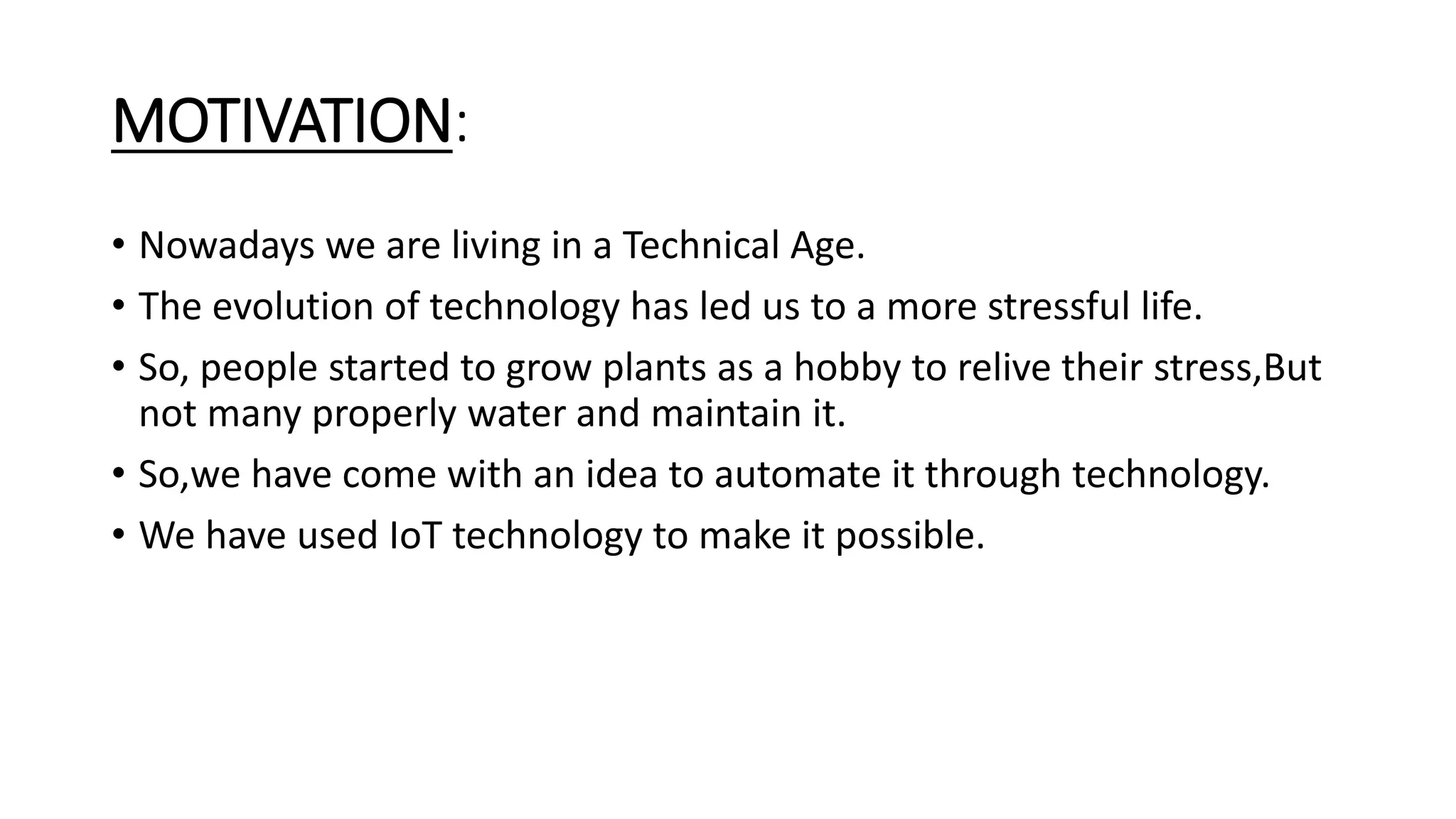 Plant monitoring System using Telegram Bot | PPTX