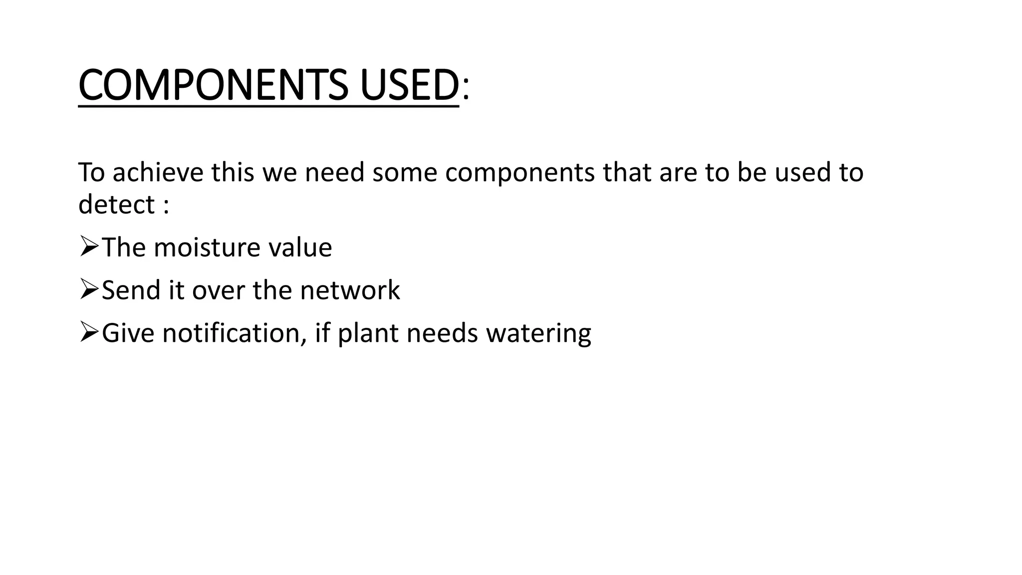 Plant monitoring System using Telegram Bot | PPTX