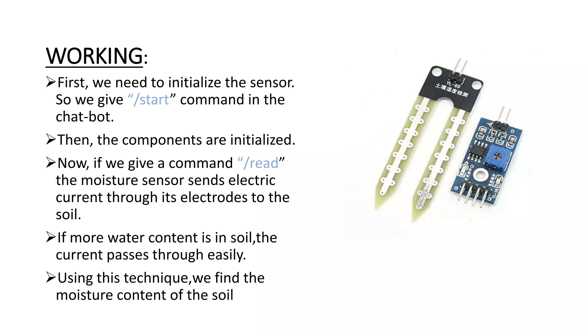 Plant monitoring System using Telegram Bot | PPTX